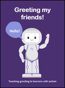 Teaching greeting to children with autism