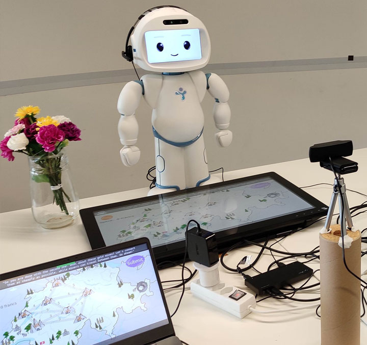 How can robots support education? QTrobot for research – EPFL use case
