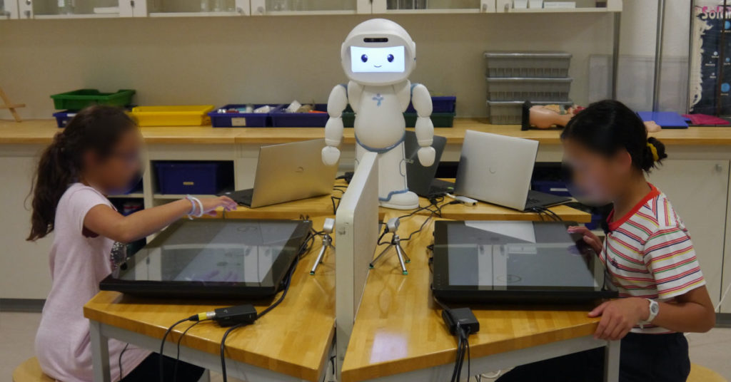 How can robots support education? QTrobot for research – EPFL use case
