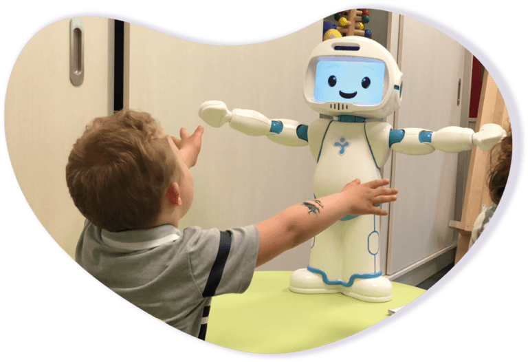 QTrobot, Educational robot for at home education of children with autism