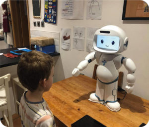 QTrobot, Educational robot for at home education of children with autism